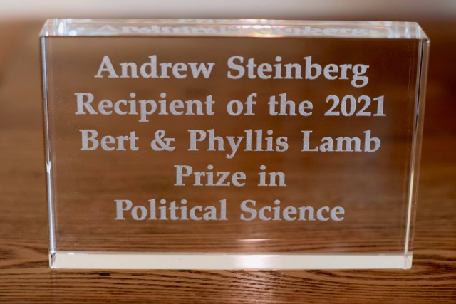 The Bert & Phyllis Lamb Prize in Political Science | Rewarding ...