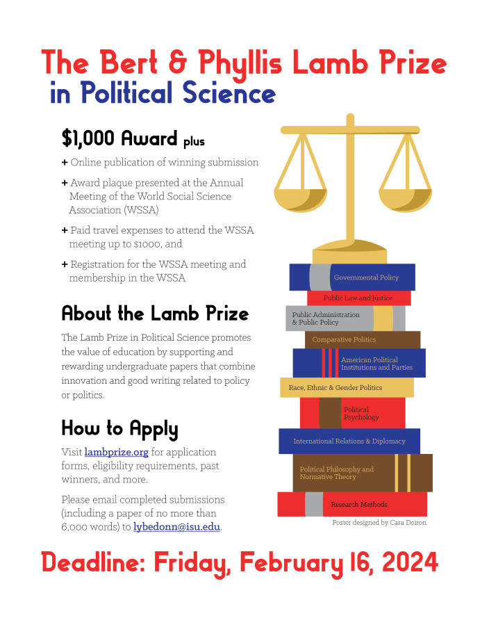 2024-lamb-prize-flyer | The Bert & Phyllis Lamb Prize in Political Science